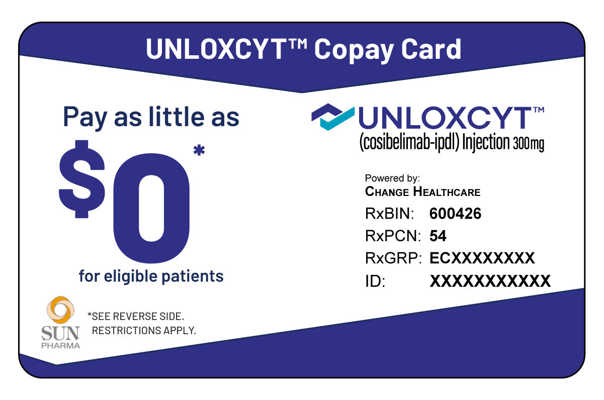Support & Resources | UNLOXCYT™ (cosibelimab-ipdl) Injection 300 mg